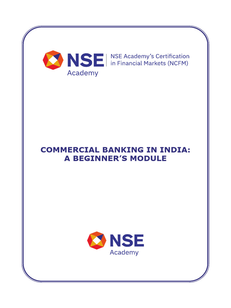 Commercial Banking in India A Beginner's Module NCFM | PDF | Banks ...