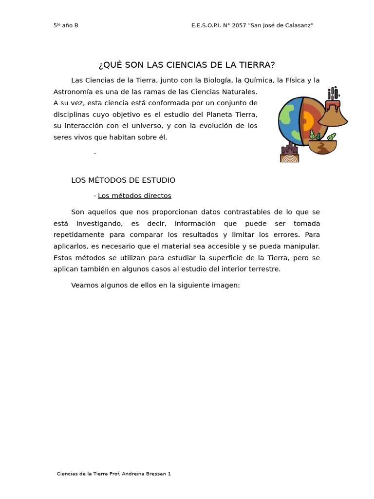 Introducción a las Ciencias de la Tierra | PDF | Placas tectónicas ...