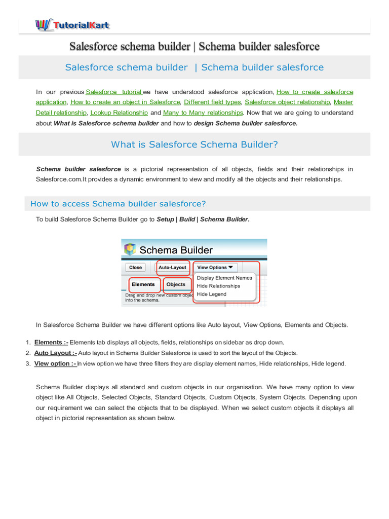 Save Schema Builder in Salesforce | PDF | Conceptual Model | Mobile App
