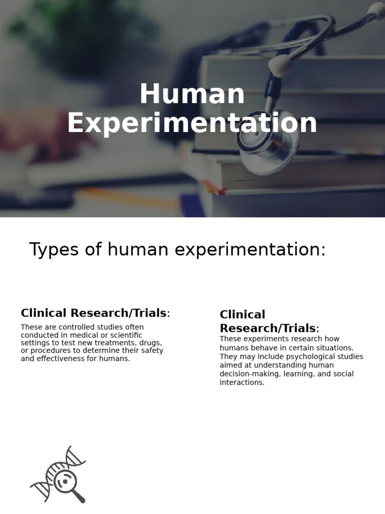 Human Experimentation | PDF