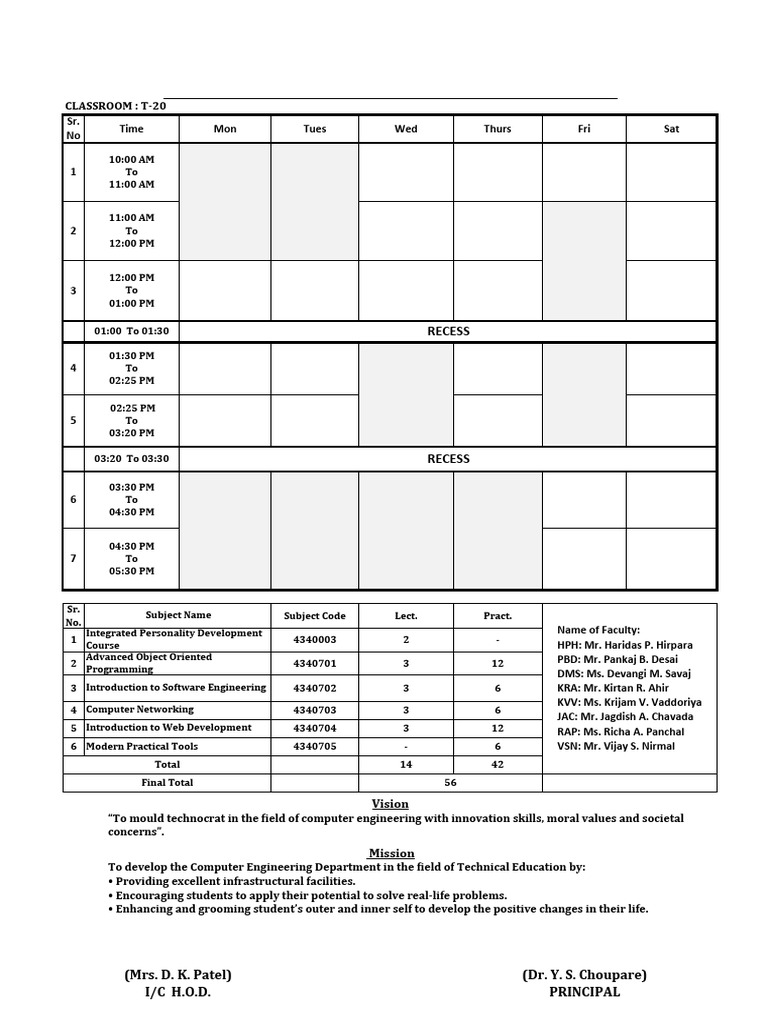 4th Sem 2341(Revised) | PDF | Software Engineering | Computer Engineering