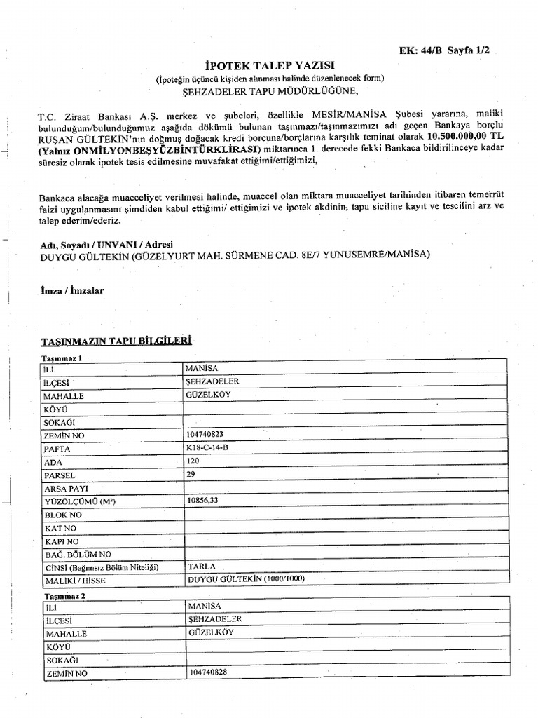 talep yazi (1) | PDF