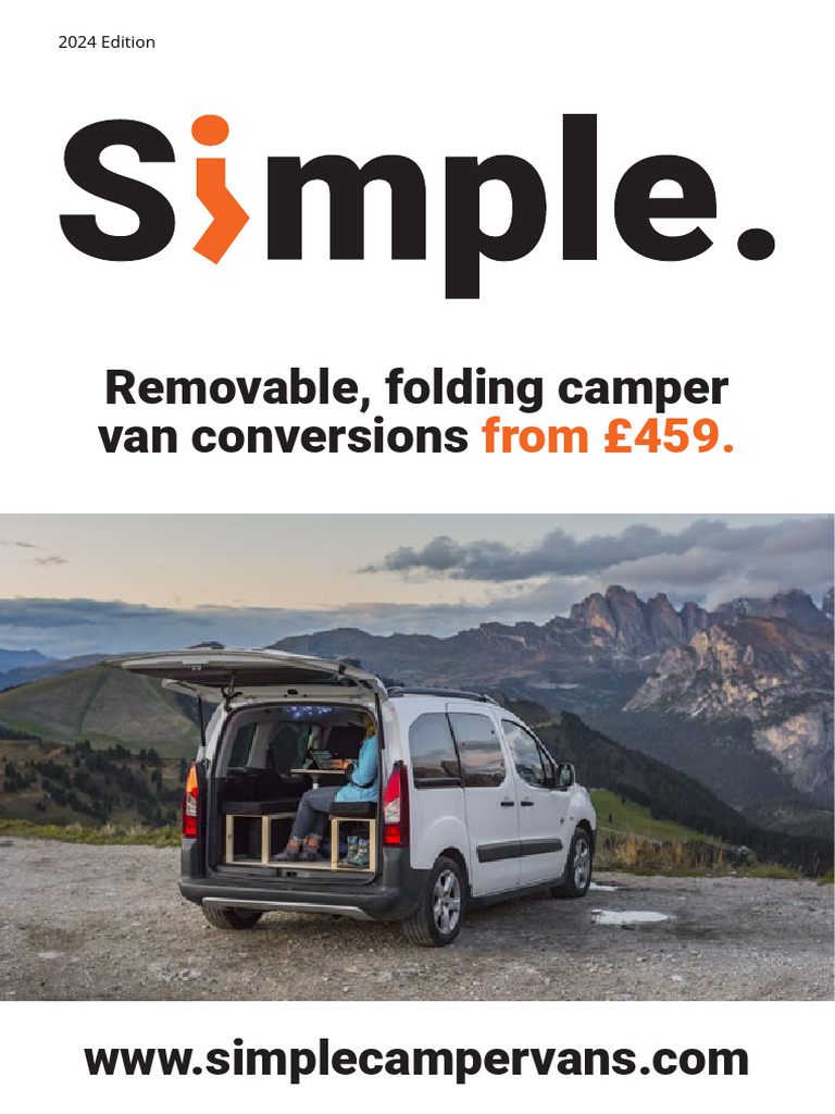 Simple Camper Vans Brochure 2024 | PDF | Motor Vehicle | Commercial Vehicles