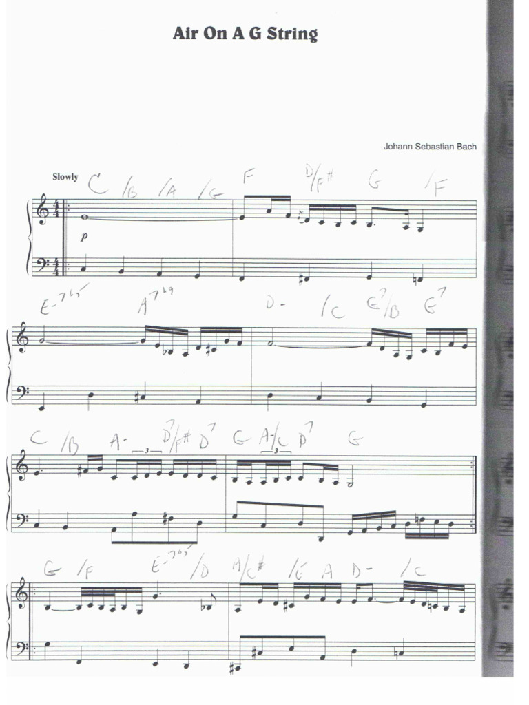 Air On A G String | PDF