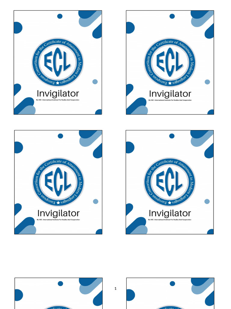 Badge ECl | PDF
