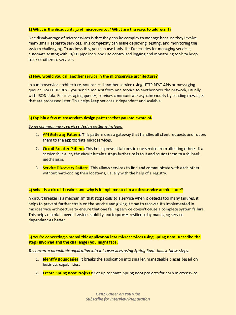 Microservices Architecture Guide | PDF | Load Balancing (Computing ...