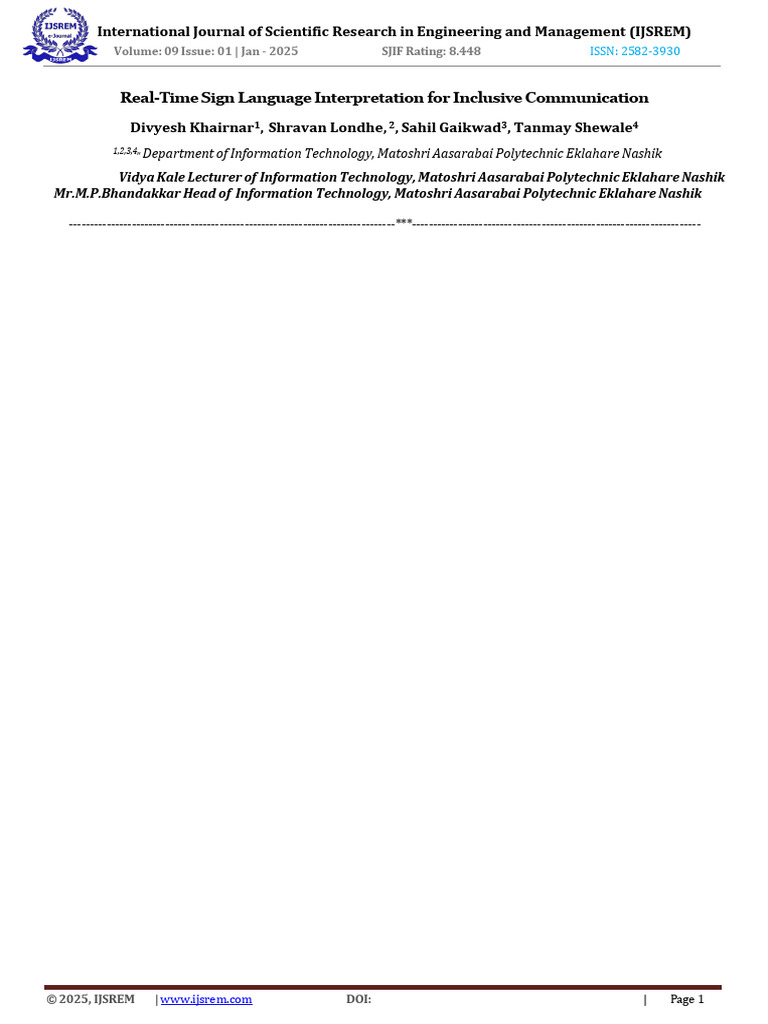 divyesh-1 | PDF | Sign Language | Computer Vision