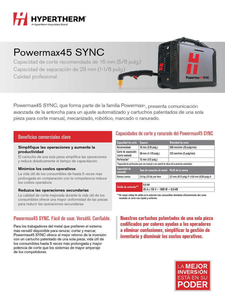 Powermax45 SYNC | PDF
