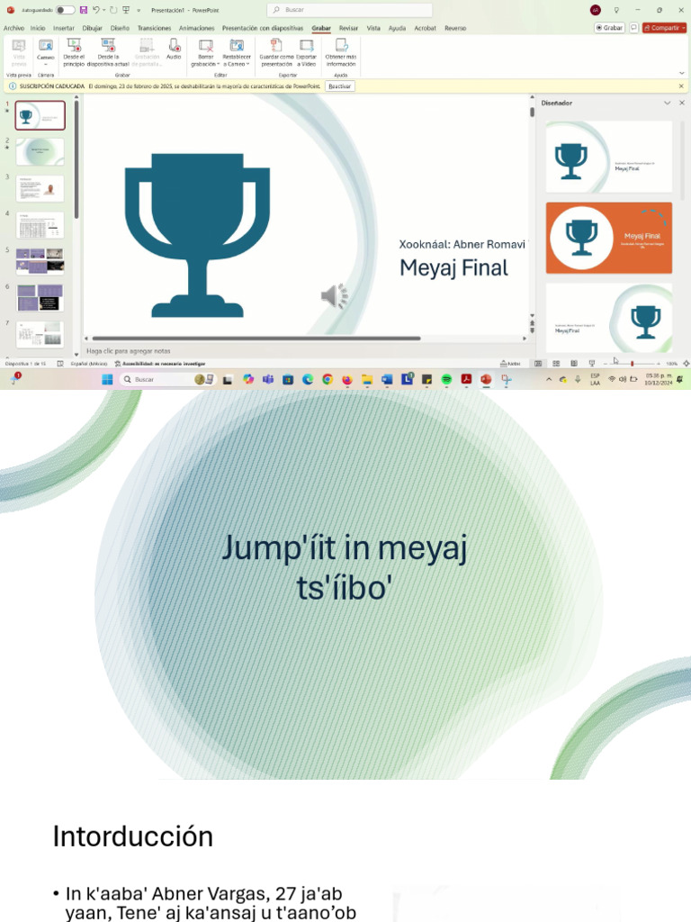 Abner Vargas: Language Skills and Learning Journey | PDF