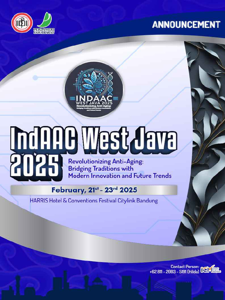INDAAC JABAR 2025 ANNOUNCEMENT - 11zon | PDF
