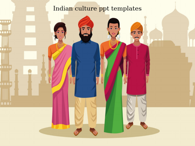 78049-Indian Culture PPT Templates Free Download-4-3 | PDF