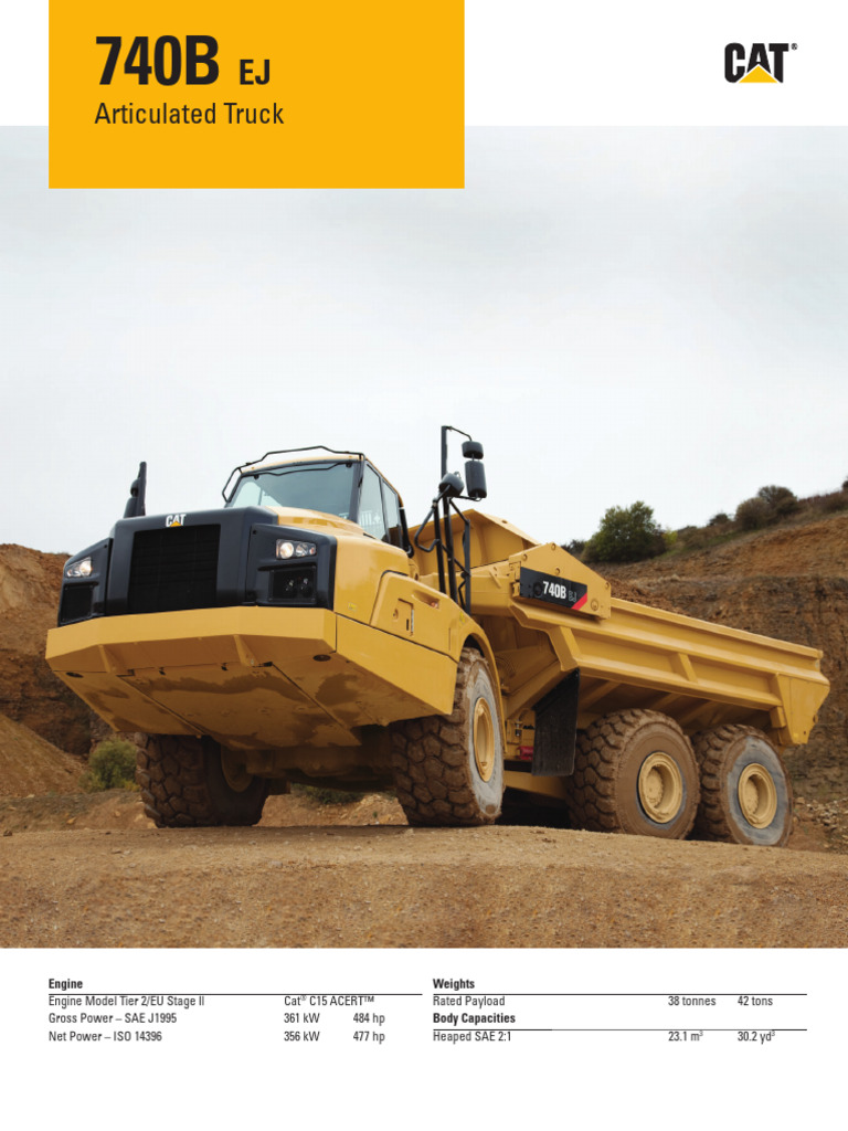 740B Ejector | PDF | Horsepower | Truck