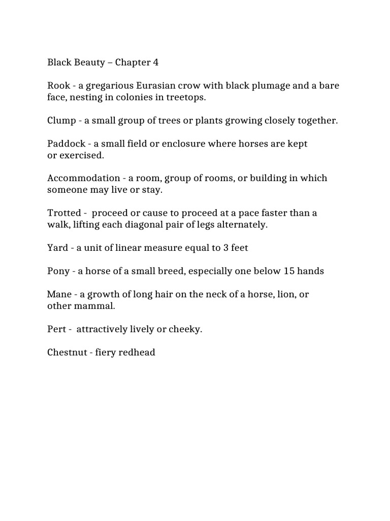Black Beauty | PDF