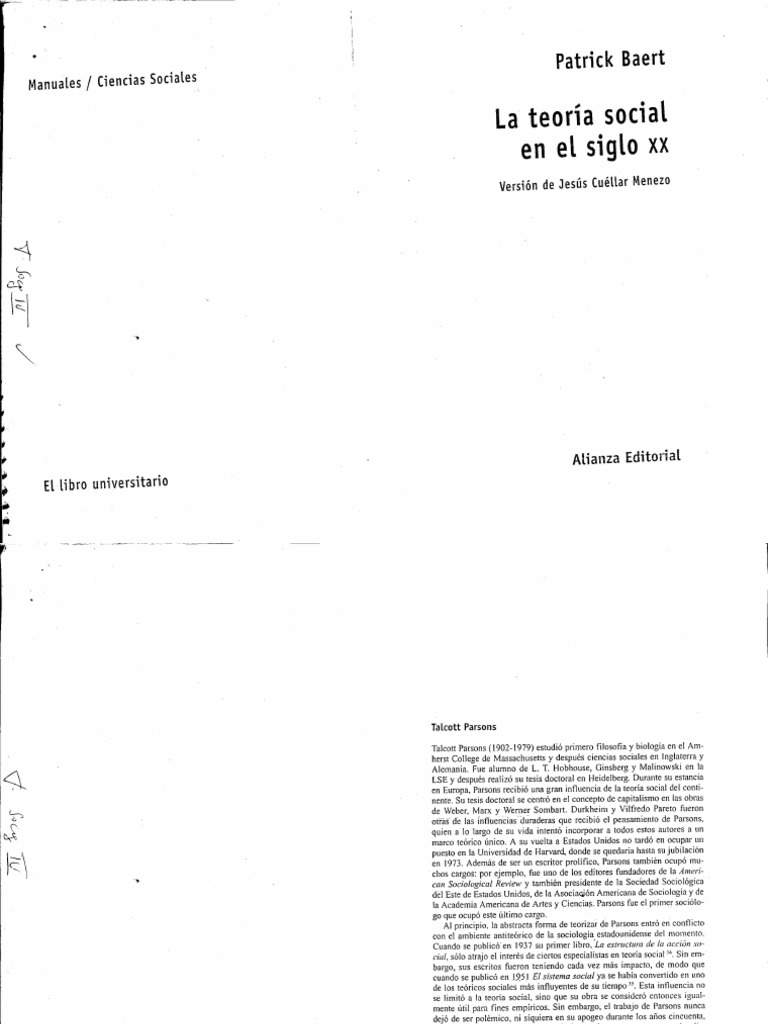 Patrick Baert | PDF
