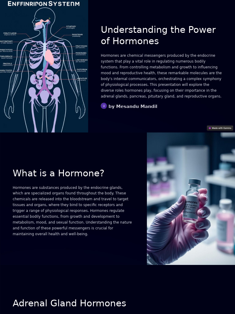 The Role of Hormones in Health | PDF | Hormone | Polycystic Ovary Syndrome