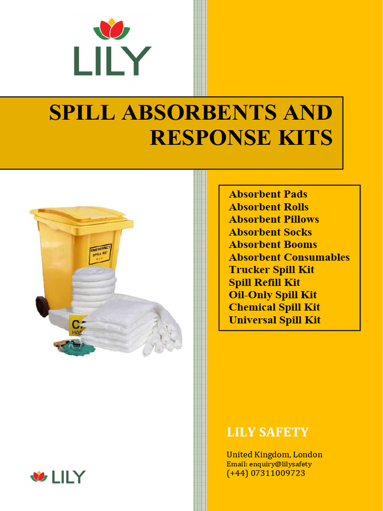 Spill Absorbent and Spill Kit | PDF | Specification (Technical Standard) | Information