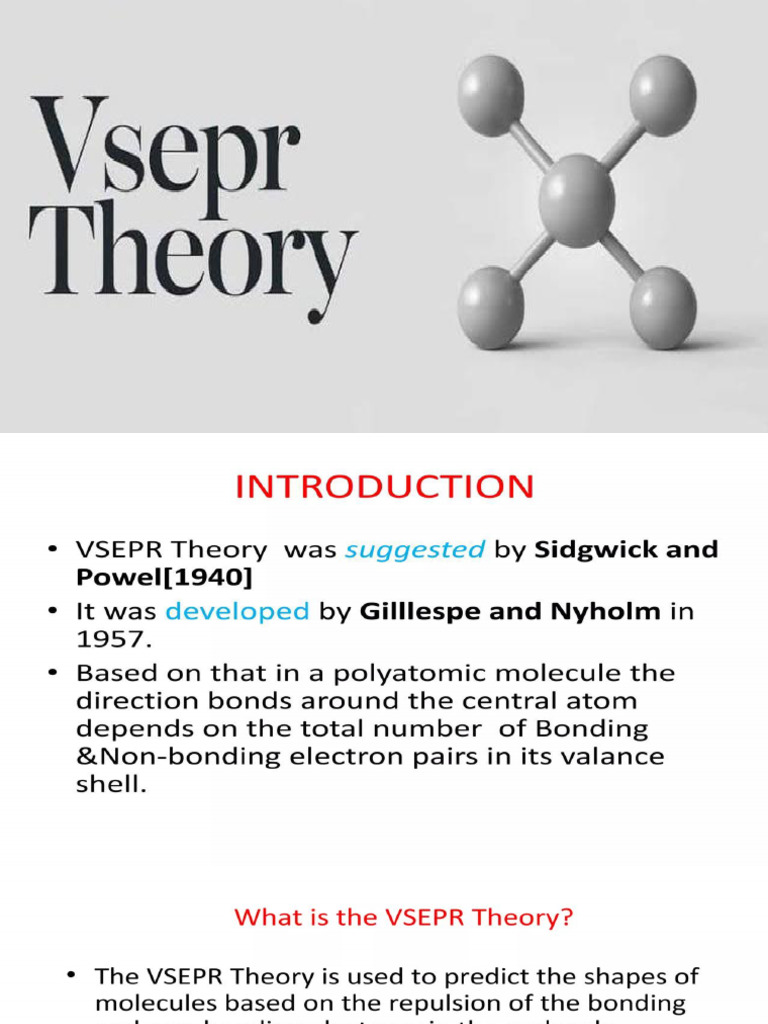 VSEPR Theory (1) | PDF