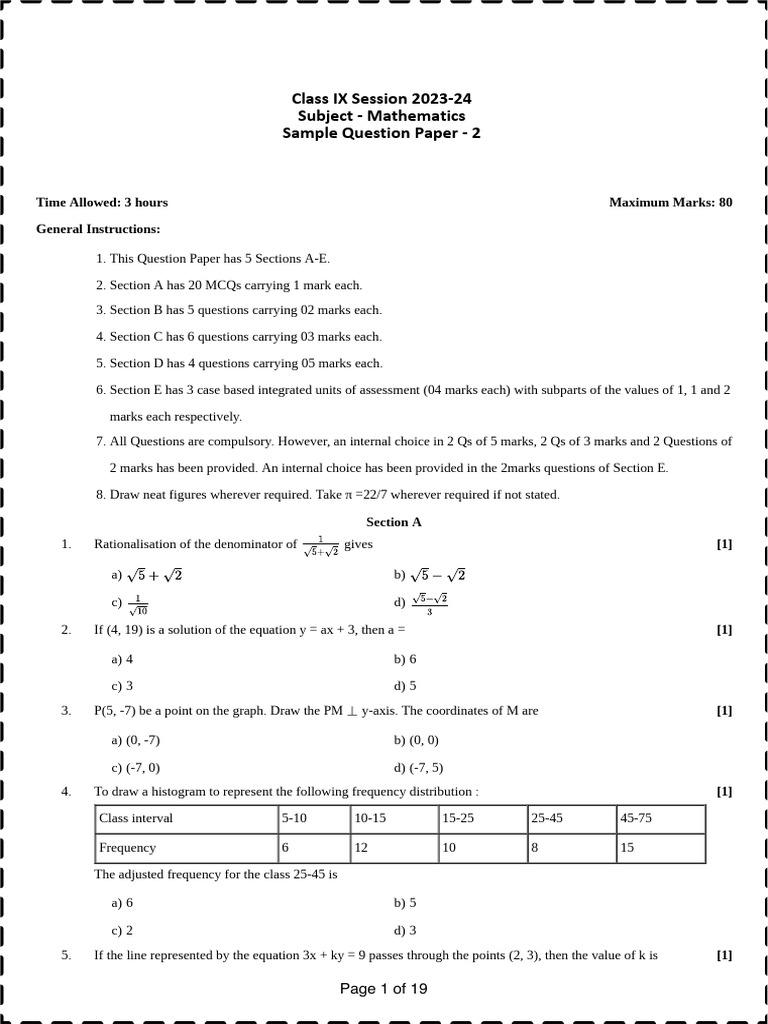 Practice Paper 2 PDF | PDF | Rectangle | Elementary Geometry