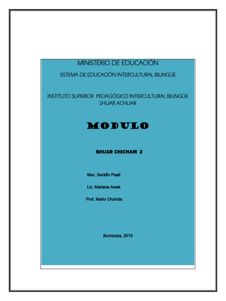 Vocabulario y gramática en shuar | PDF | Adjetivo | Adverbio