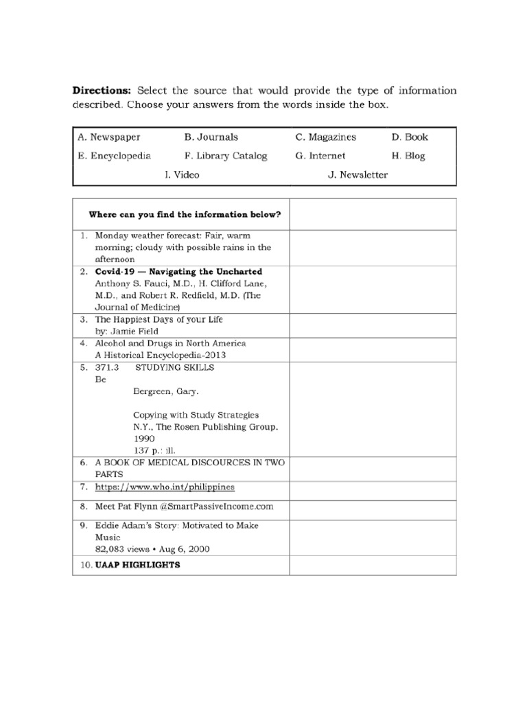 English Activity | PDF
