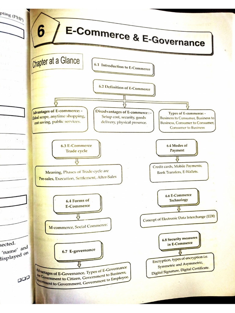 IT 12th TPS chap 6 E-commerce & E-governance | PDF IT 12th TPS chap 6 E-commerce & E-governance | PDF