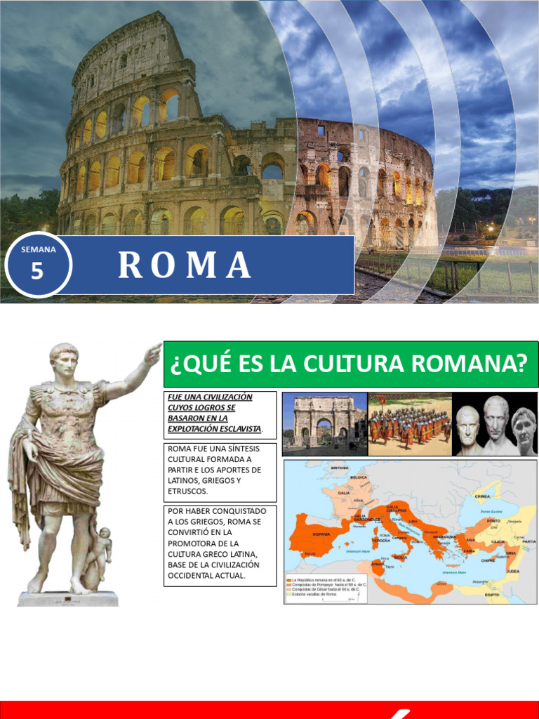 Cultura y Estructura de Roma | PDF | Republica Romana | imperio Romano