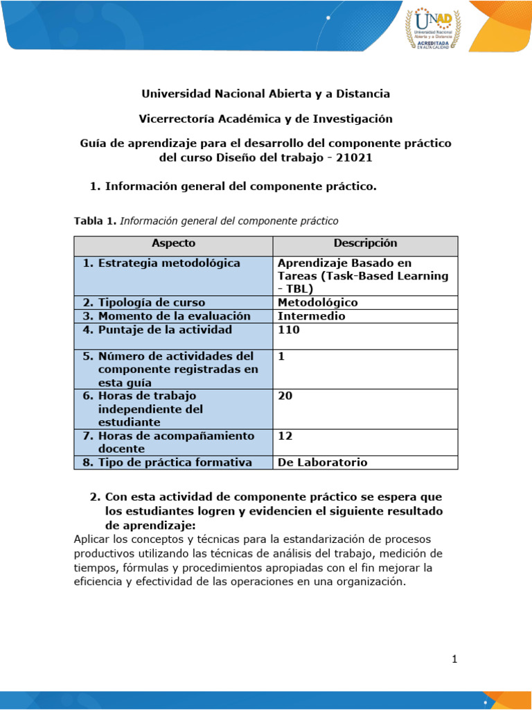 Guía para el desarrollo del componente práctico - Tarea 3 - Componente ... Guía para el desarrollo del componente práctico - Tarea 3 - Componente ...