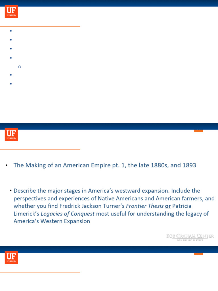 American Empire Building: Westward Expansion | PDF | Battle Of The ...