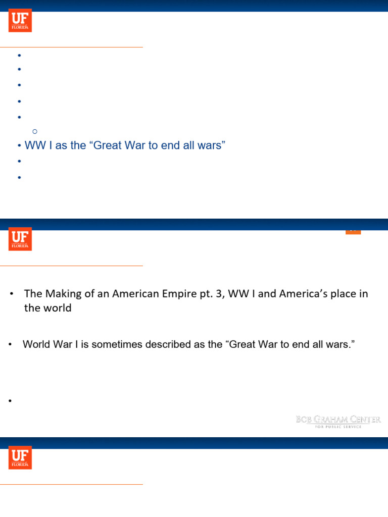 WWI & post-WWI Context PowerPoint | PDF | World War I | German Empire