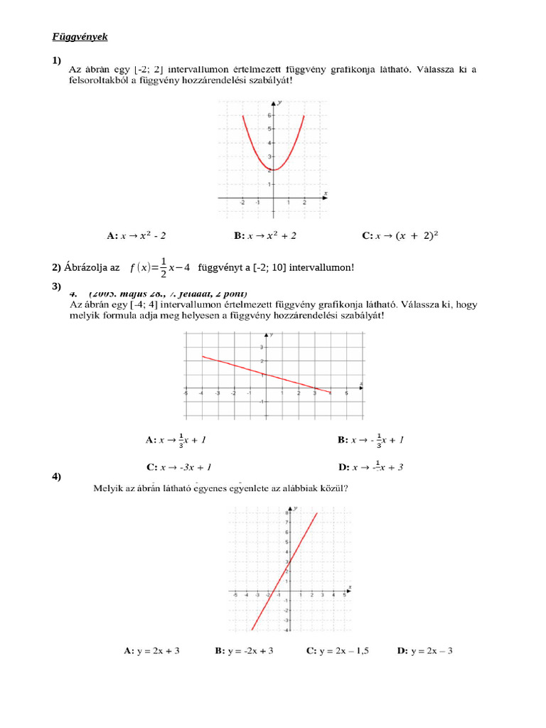 Fuggvenyek | PDF