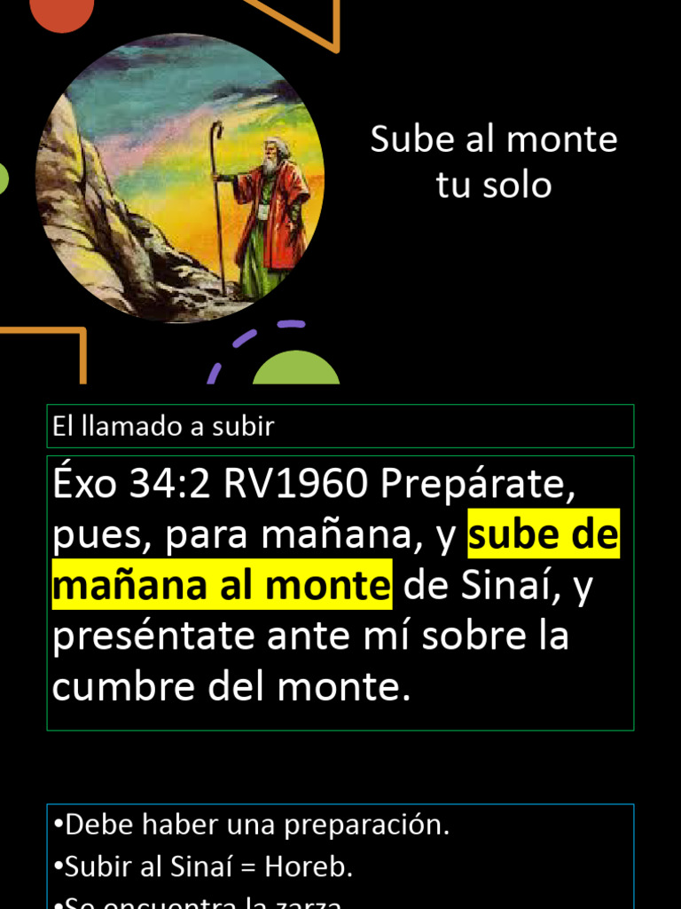 Sube Al Monte Tu Solo | PDF