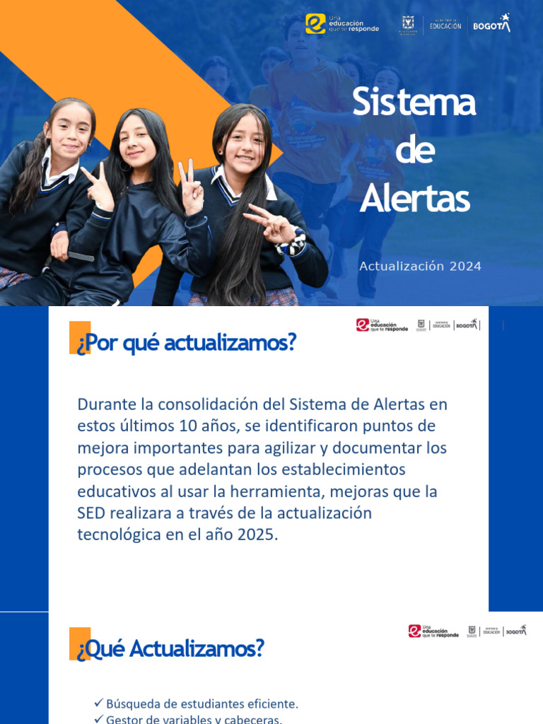 Actualización Sistema de Alertas | PDF