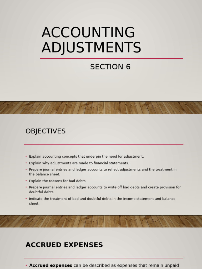 Accounting Adjustments and Entries Guide | PDF | Debits And Credits ...