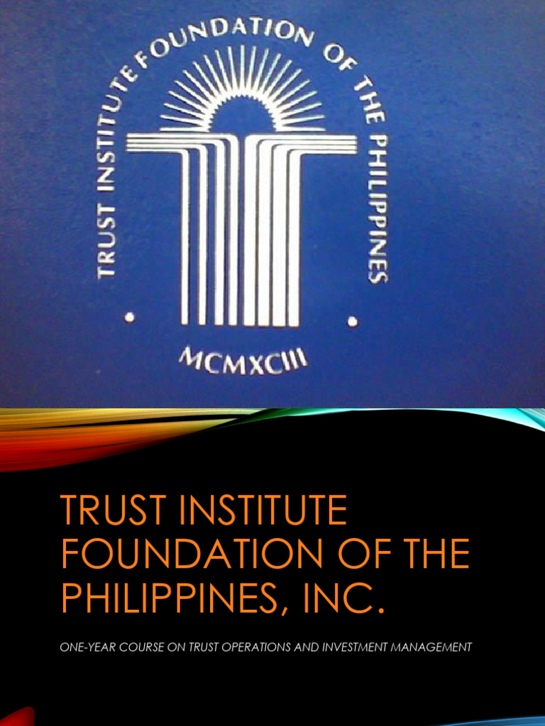 Trust Operations and Investment Management | PDF | Fiduciary | Trustee
