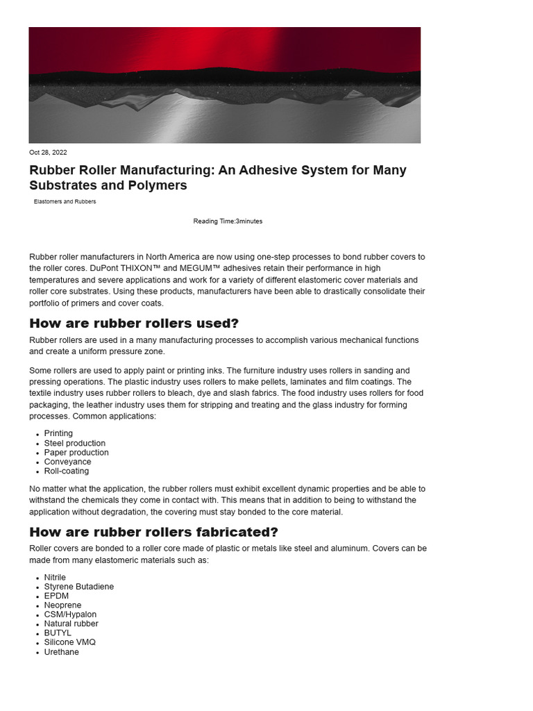 Adhesive System For Substrates and Polymers | PDF | Adhesive | Natural ...