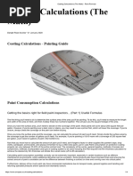 WFT and DFT Calculations in Painting | PDF | Paint | Area