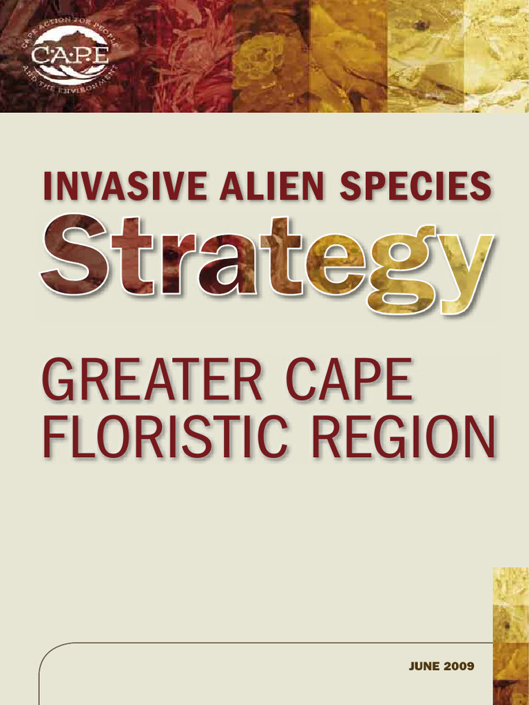 Invasive Alien Species Strategy Greater CFR | PDF | Conservation ...