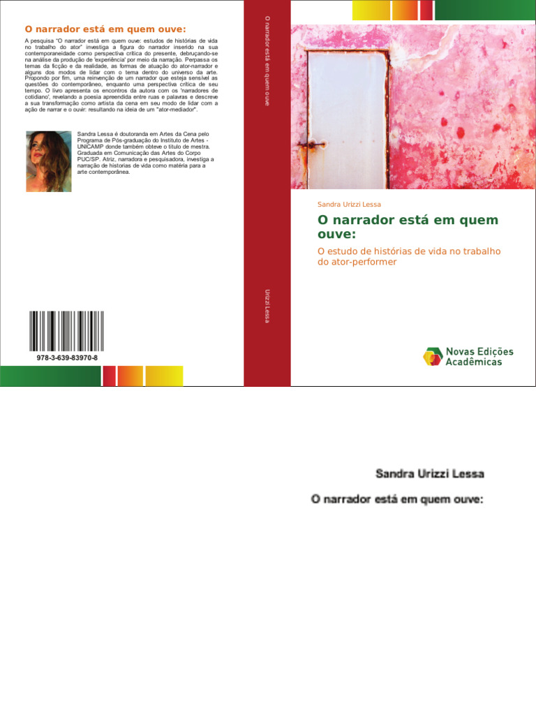 Livro o narrador está em quem ouve | PDF | Experiência | Narrativa