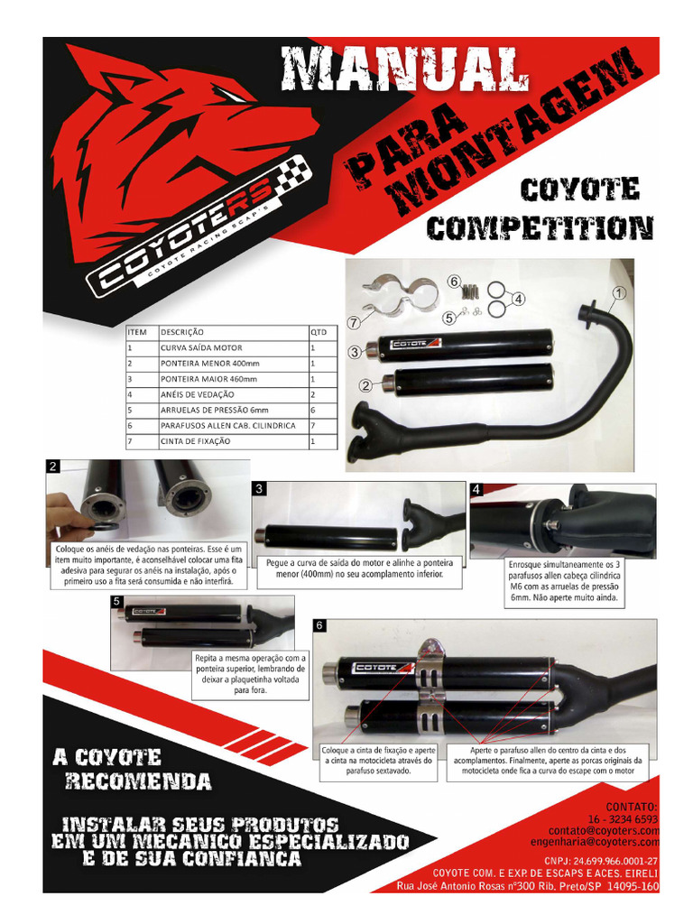 Manual Competition | PDF