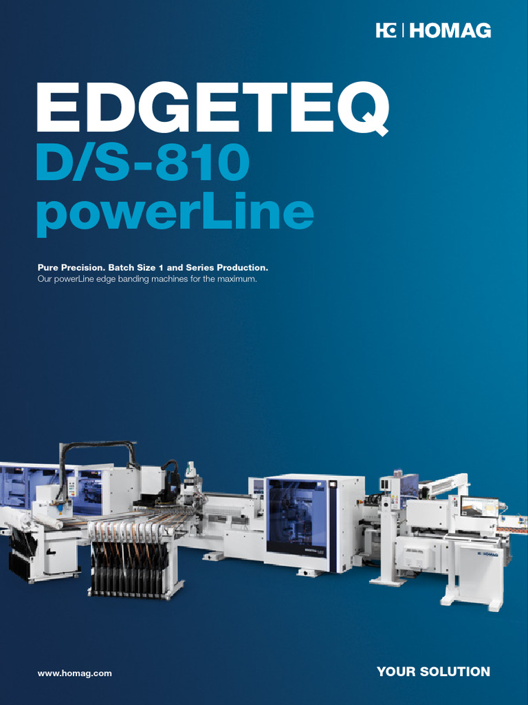 Edge Banding Machines Edgeteq S 810 D 810 en | PDF | Adhesive ...