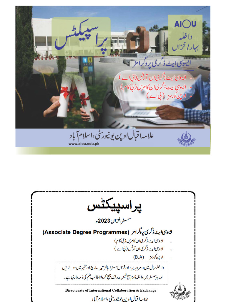Associate Degree Programme (B.Com - BA - Open Courses) | PDF | Tax ...