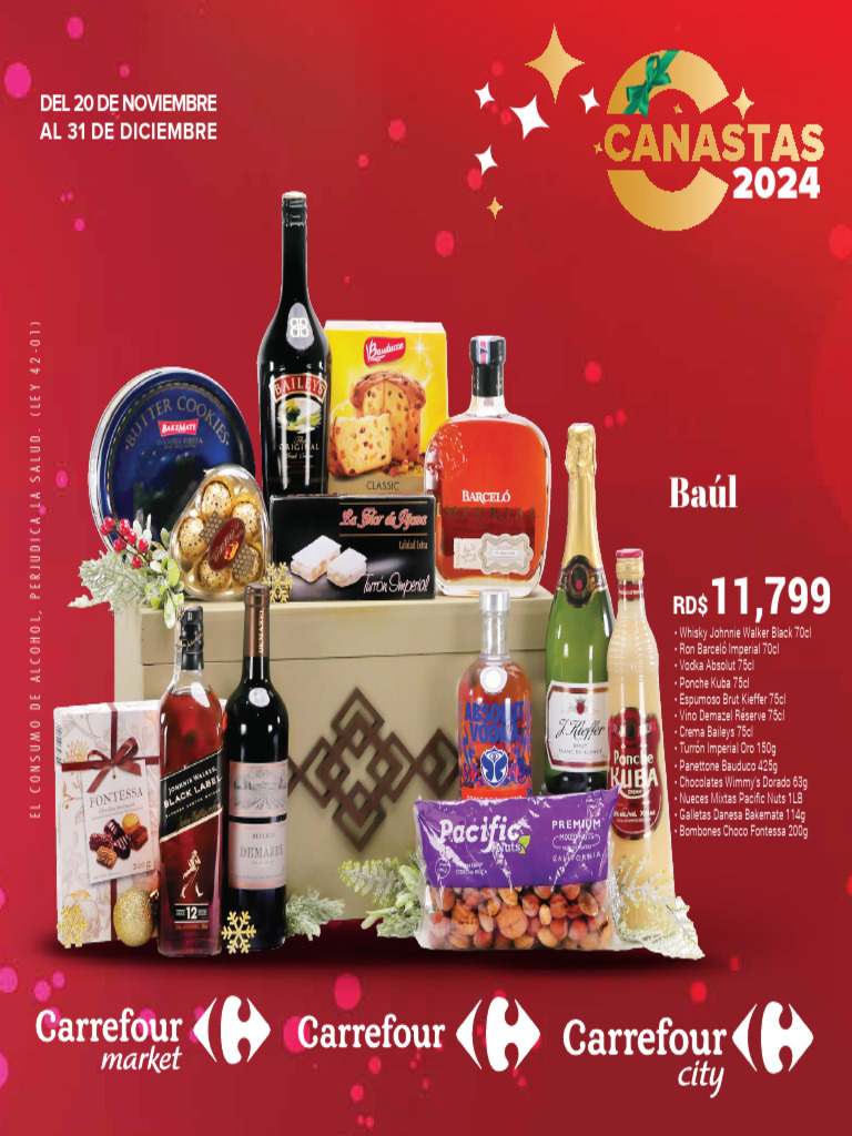 Catalogo Canastas 2024 | PDF | Bebidas alcohólicas | Bebida