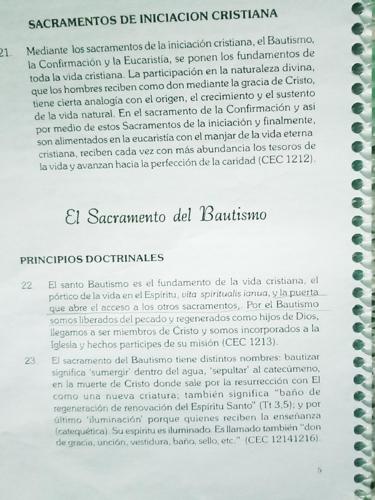 Sacramentos de Iniciación Cristiana | PDF | Bautismo | Padrino