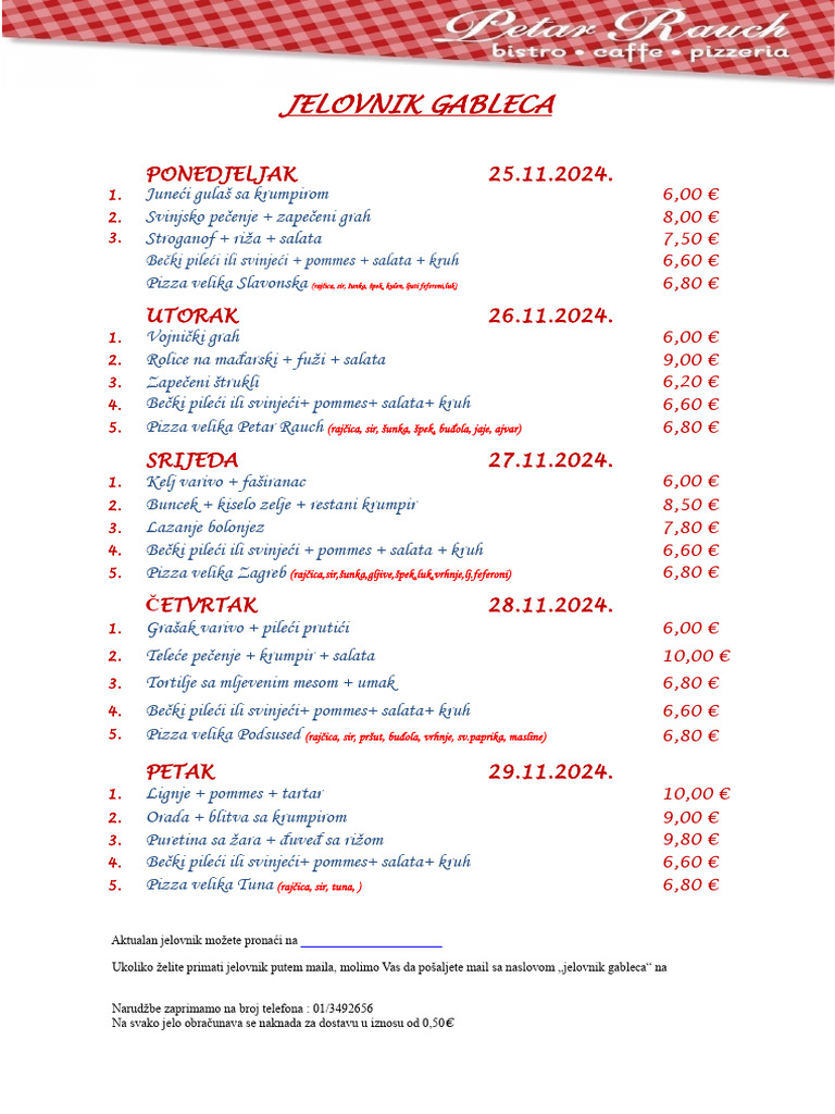 JELOVNIK GABLECA Od 2511 29112024 - 241122 - 115812 | PDF