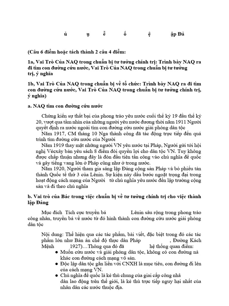 De Cuong On Tap LSD 2023. 8 Cau Thi | PDF