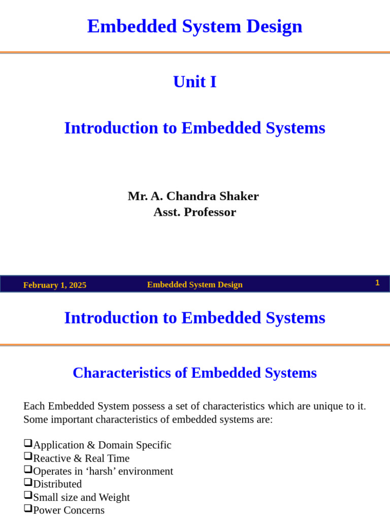 ESD Unit I Part3 | PDF | Computer Engineering