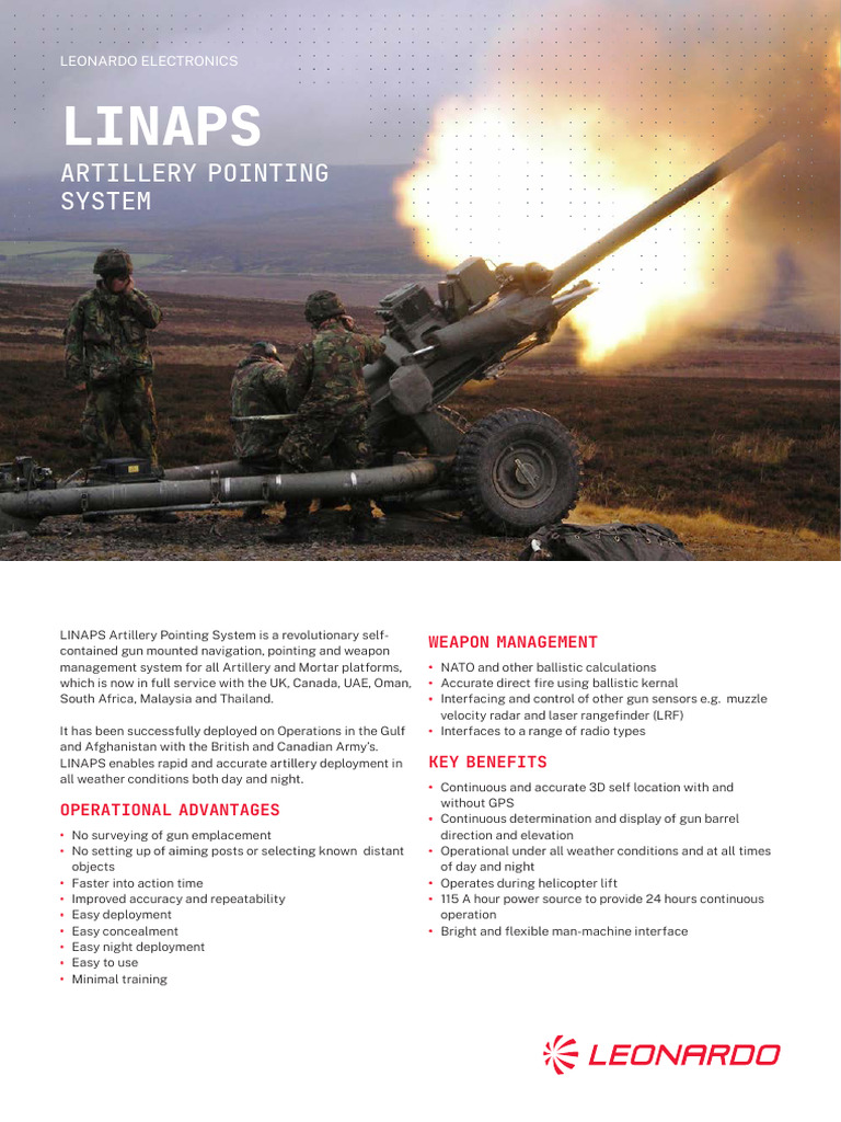 LDO - UK23 - 00394 LINAPS Artillery Pointing System LQ | PDF ...