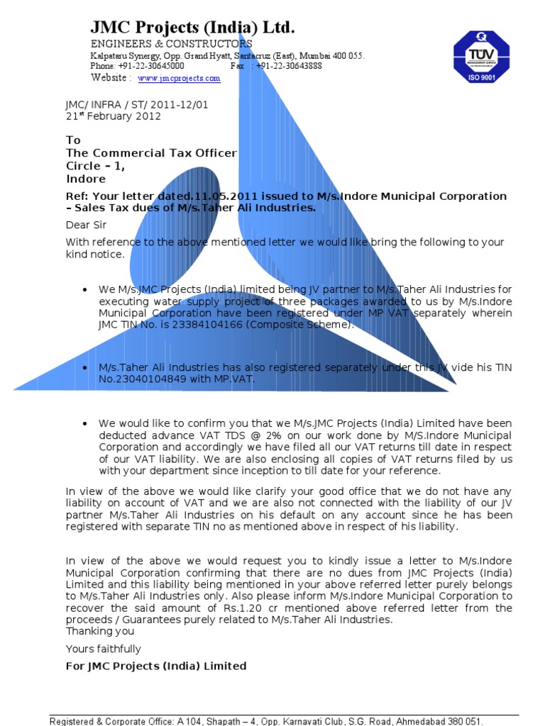 Letter Head - JMC | PDF