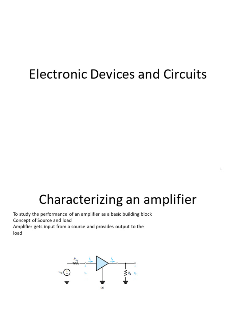 BJT Amplifiers (1) | PDF | Amplifier | Electronic Engineering