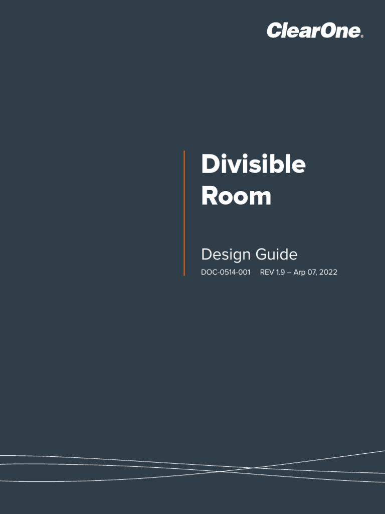 Divisible Room Design Guide V1.9 | PDF | Usb | Computing